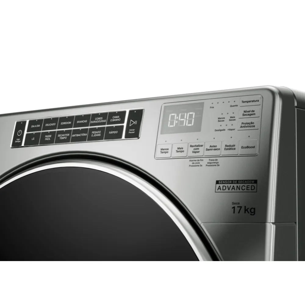 Secadora de Roupas Brastemp 17kg Inox BSE17AS - Angeloni Eletro