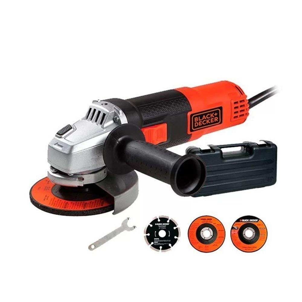 Esmerilhadeira Angular 4.1/2" Black & Decker com Maleta