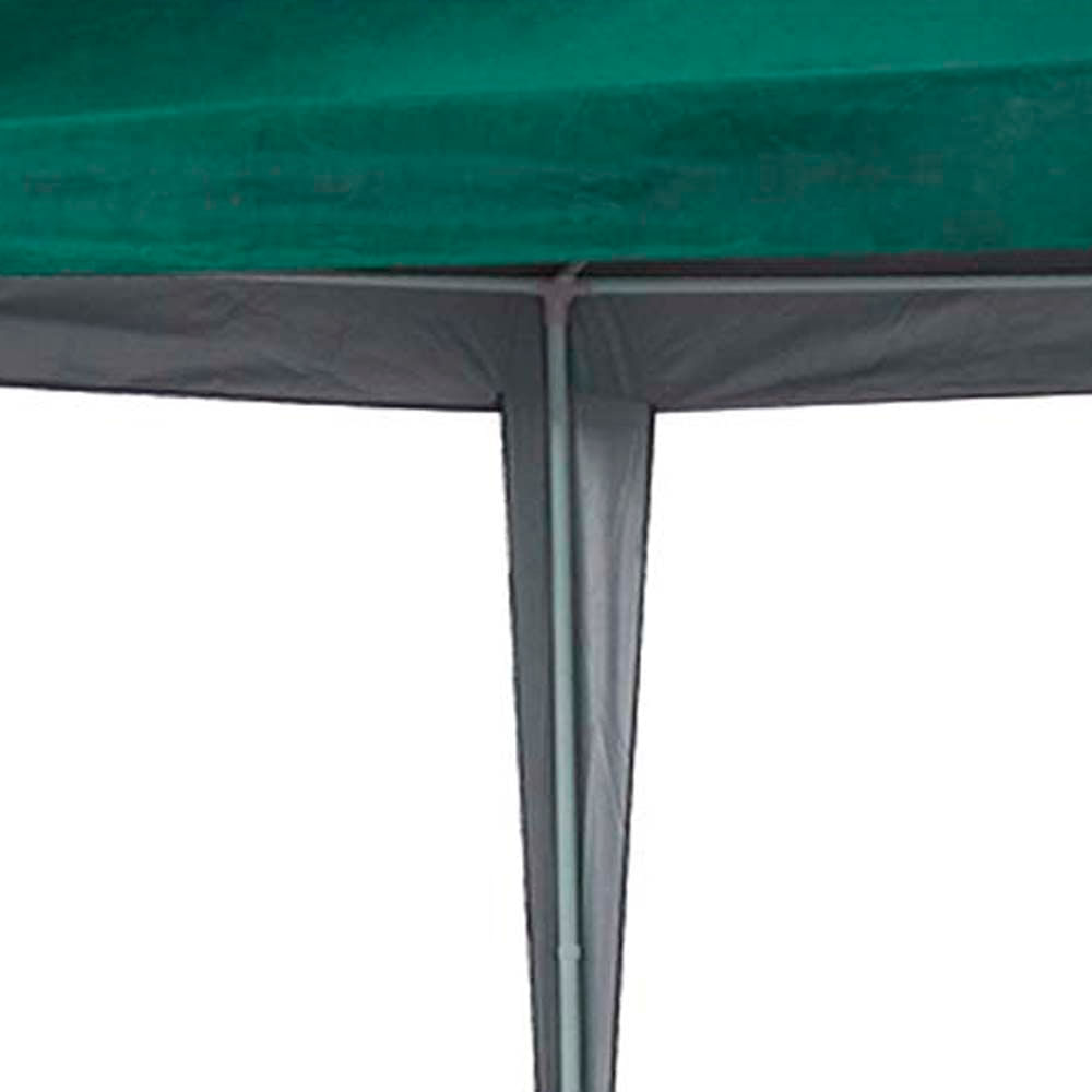 Gazebo Poliester Oxford Verde com Silvercoating 3m x 3m