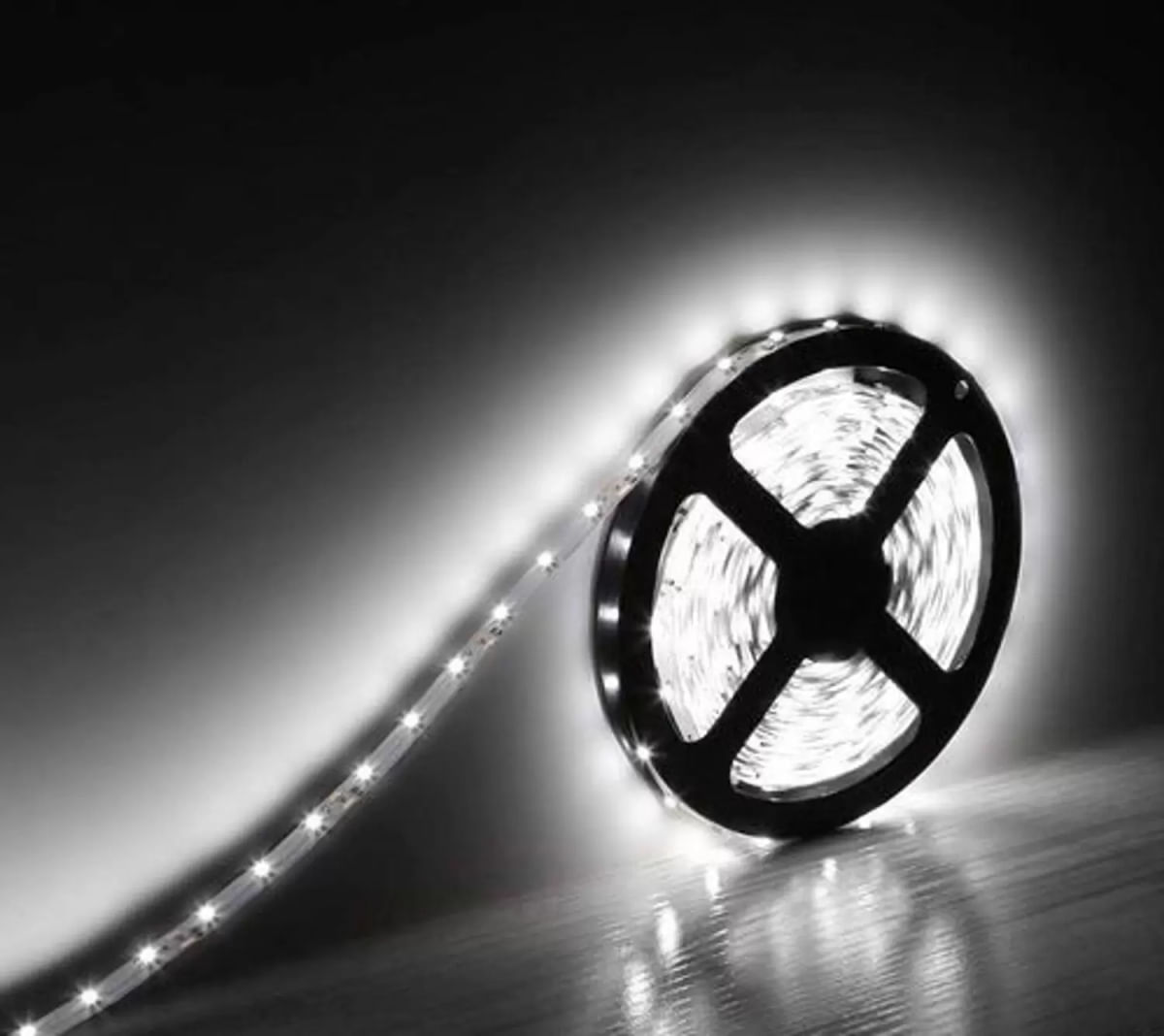 Kit 2 Fita Led 5050 Branco frio 3000k 5m Bivolt Com Fonte - Angeloni Eletro