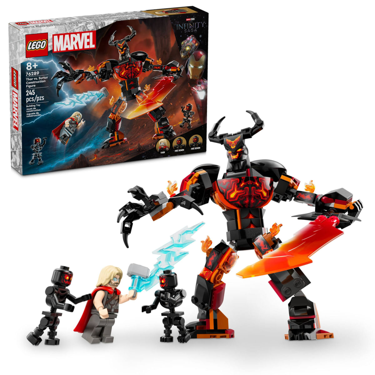 LEGO Marvel - Figura do Thor vs. Surtur - Angeloni Eletro