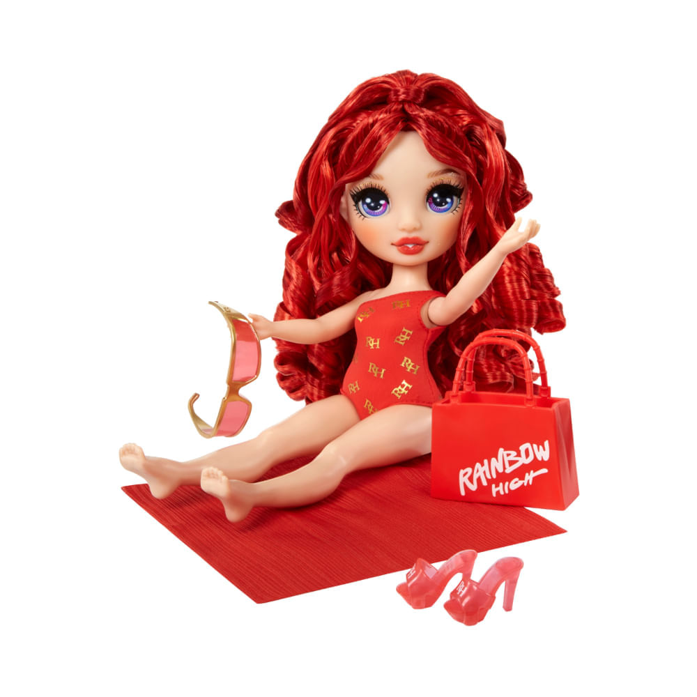 Rainbow High Swim & Style - Ruby 27cm (Vermelho)