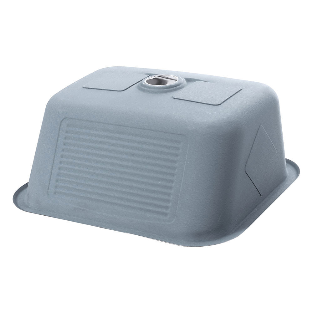 Cuba Tanque De Aço Inox 1mm Alto Brilho C100 55x45x22,5 Cm - Prata