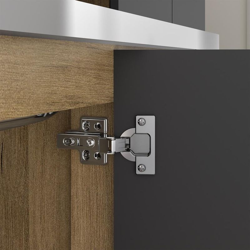 Cozinha Compacta 4 Portas 1 Prateleira Linha Samba Bertolini Branco ...