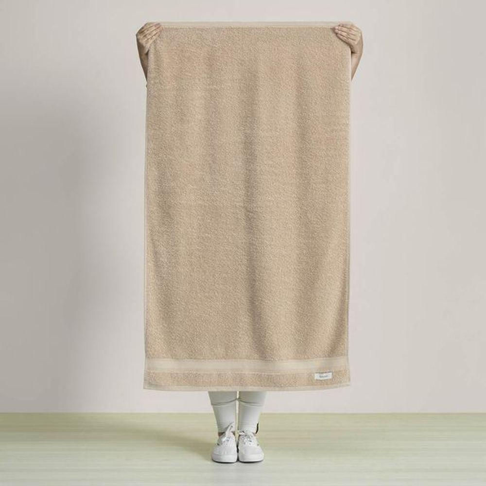Toalha De Banho Fio Cardado 100% Algodão Linea Taupe Linho