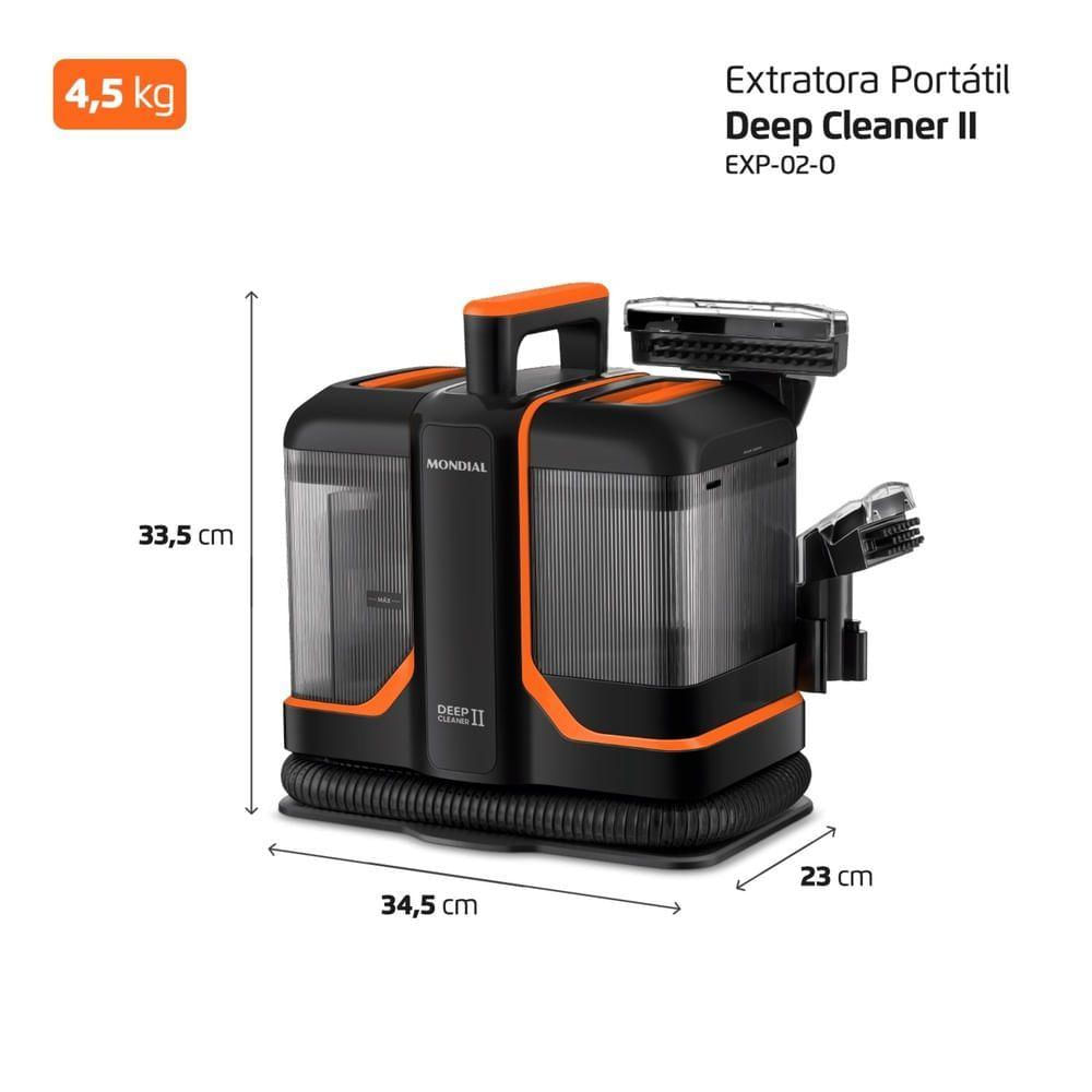 Extratora E Higienizadora Portátil Deep Cleaner II Mondial 1800W EXP-02 ...