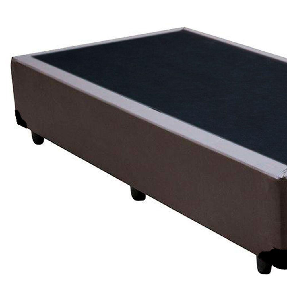 Cama Box Solteiro Sintético Sereneprime Marrom 88x188x40