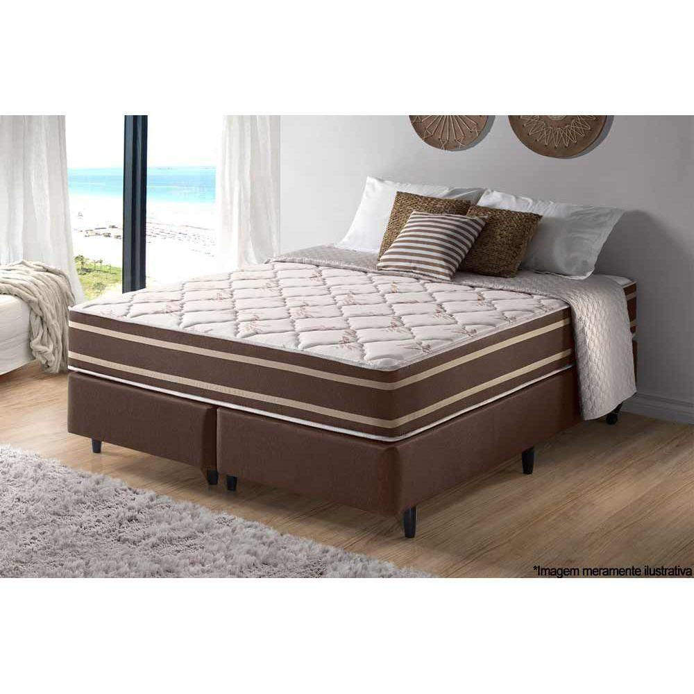 Colchão King Molas Superlastic Duo Sono Df Euro Pillow Brown ...