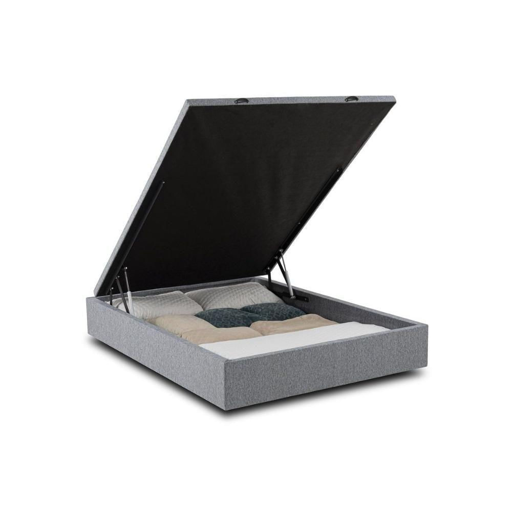 Cama Box Baú Universal Queen Linho Gray (158x198x30) - Kappesberg ...