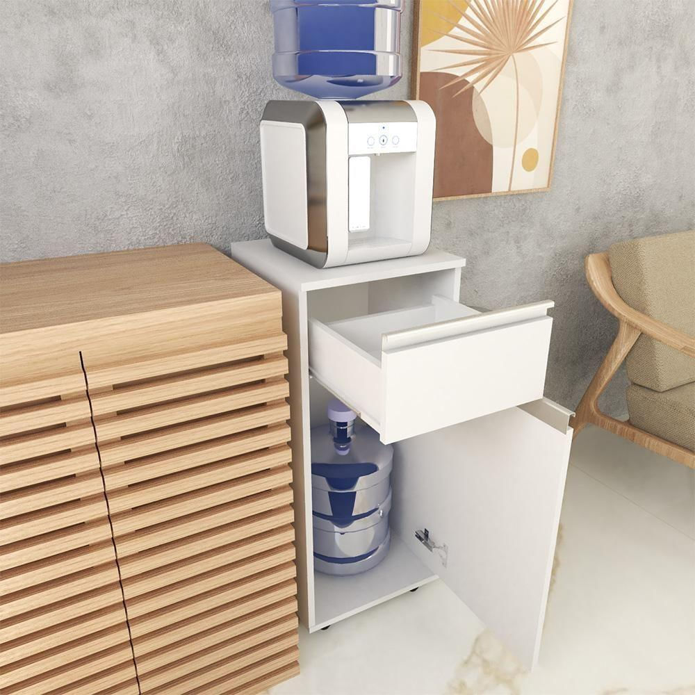 Armário Suporte Para Bebedouro Alaska Branco Branco