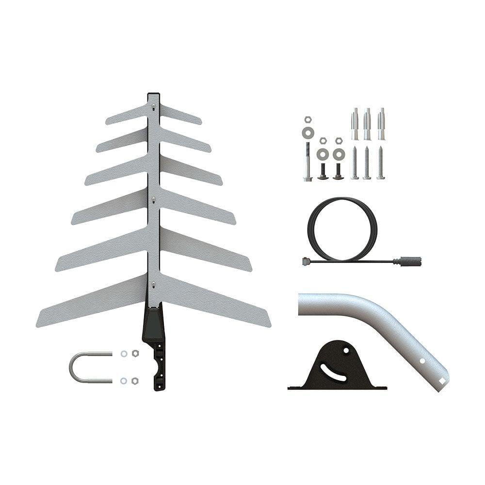 Antena Externa Digital Para Tv 2 Em 1 Hdtv/uhf Dtv-1500...