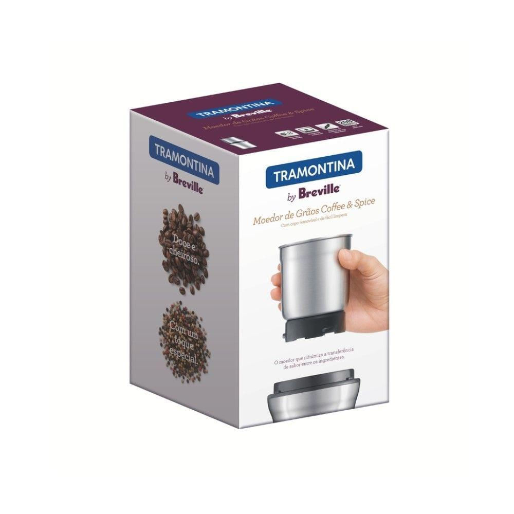 Moedor de Grãos Coffee & Spice em Aço Inox Fosco Tramontina by Breville ...