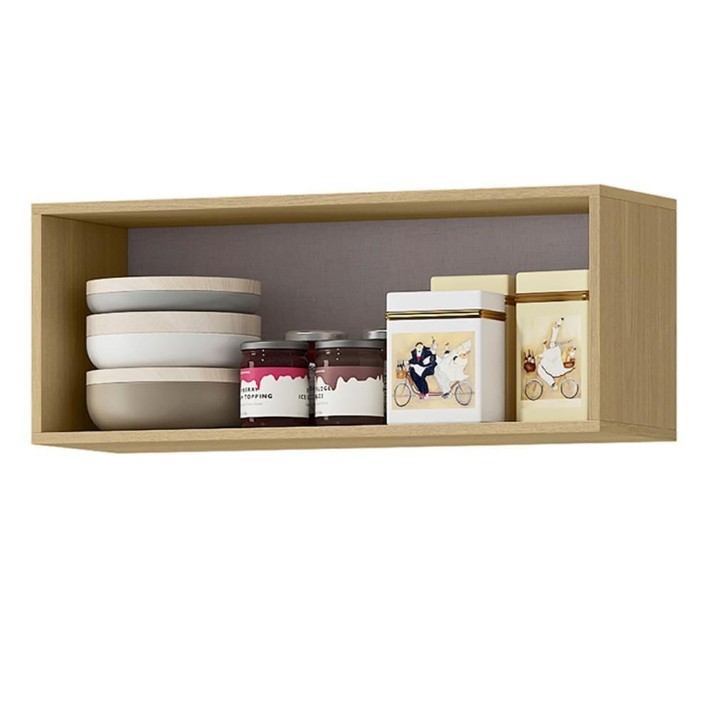 Armario Aereo Basculante Mdp 80 Cm Glor Agl01 Castanho Mxm