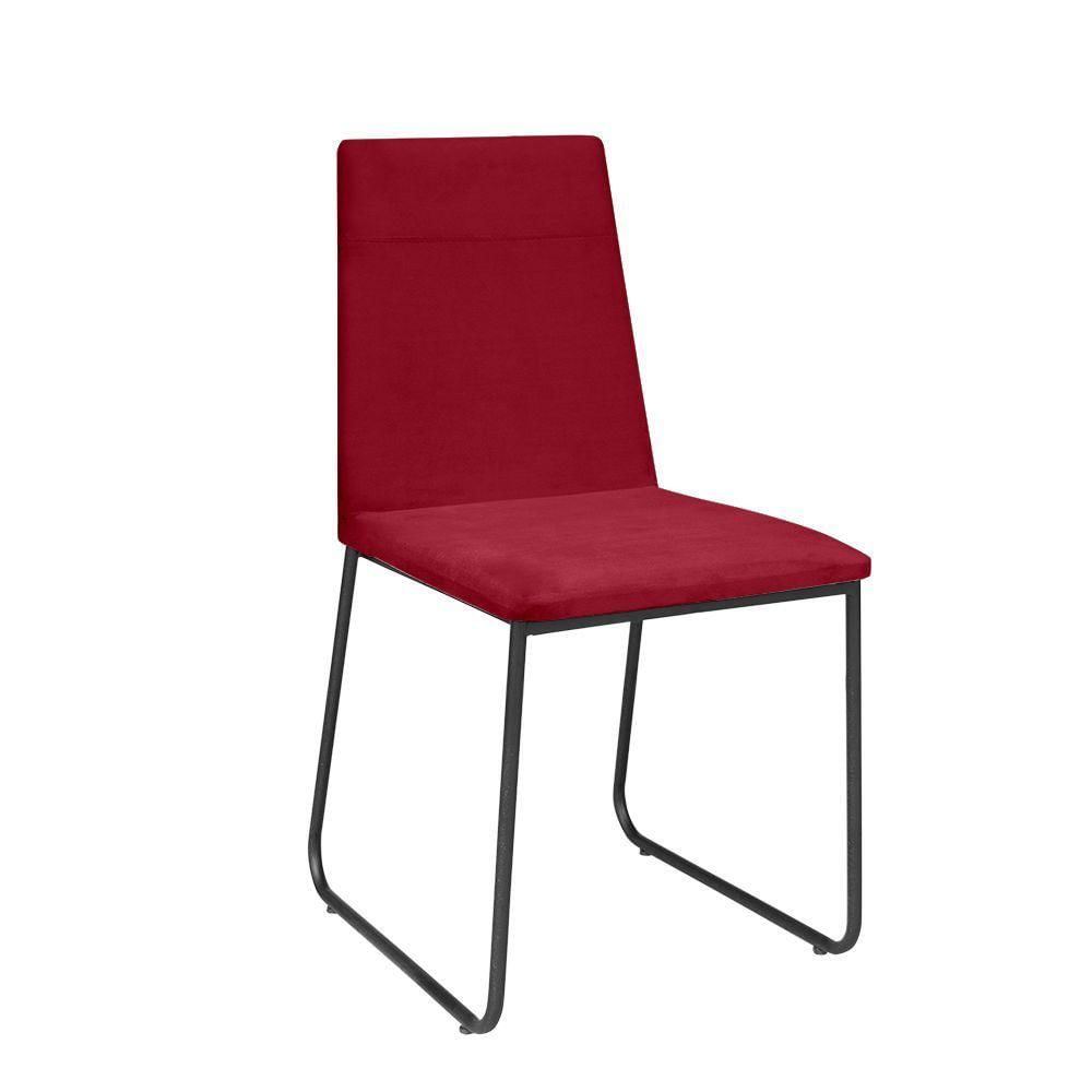 Kit 8 Cadeiras De Jantar Cozinha Industrial Lexa Veludo Élpis Móveis ...