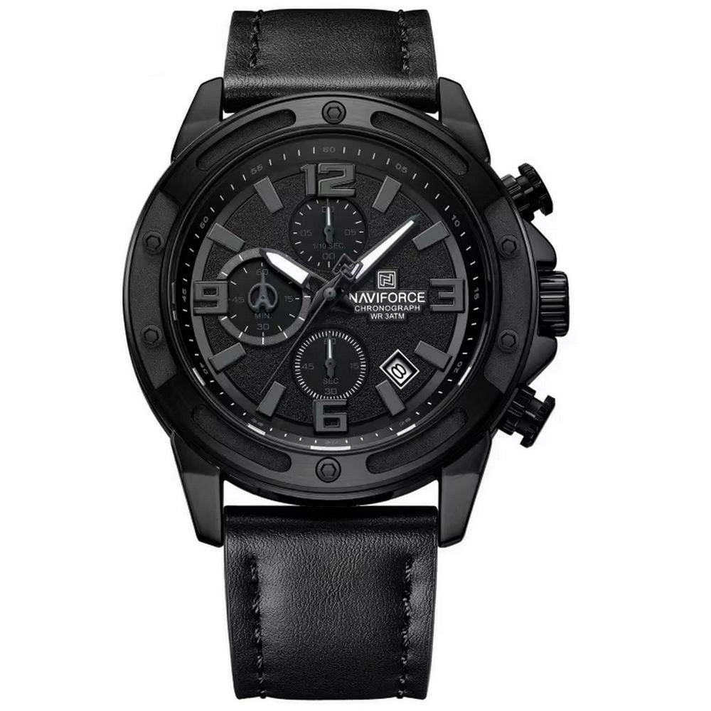 Relógio De Quartzo Masculino Multifuncional Com Cronógrafo à Prova D ...