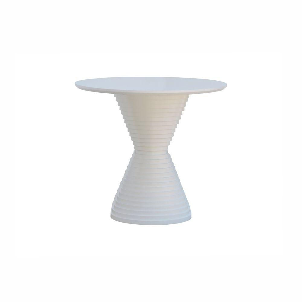 Mesa De Jantar Apollo Tampo Oval 160x90cm Branco