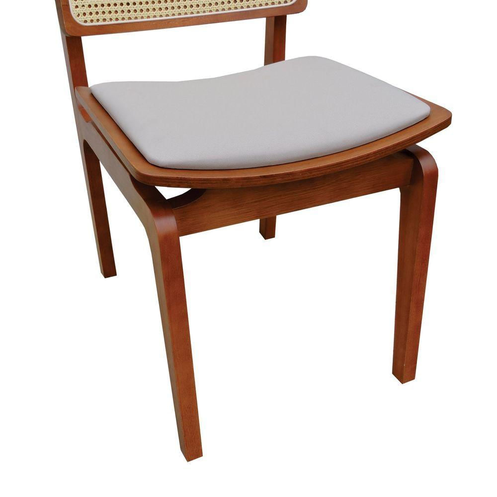 Kit 2 Cadeiras Gus Madeira Maciça Encosto Telinha Assento Anatômico ...