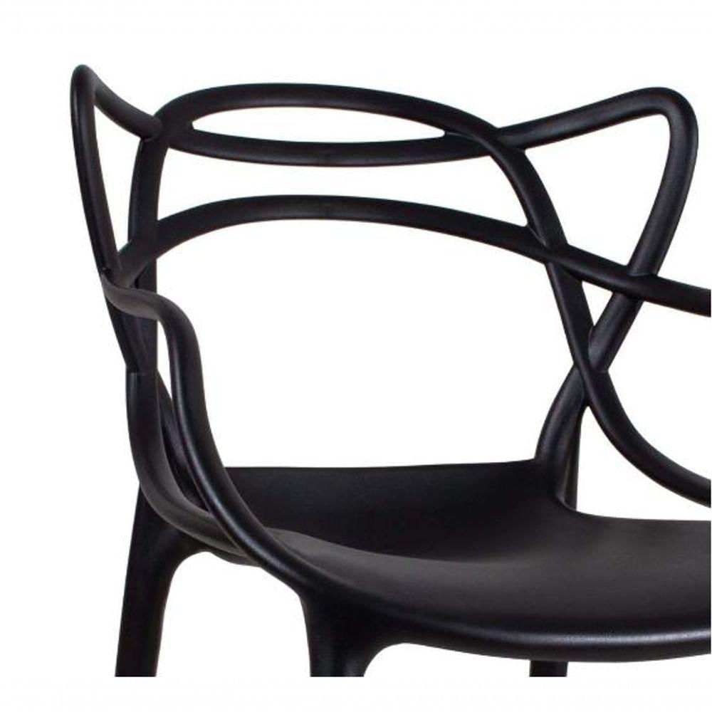 Kit Com 3 Cadeiras Allegra Resistente Design Moderno E Conforto Para ...