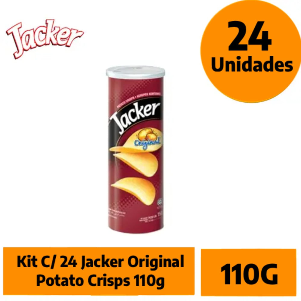 kit Batata JACKER Original c/24 Unidades 110g