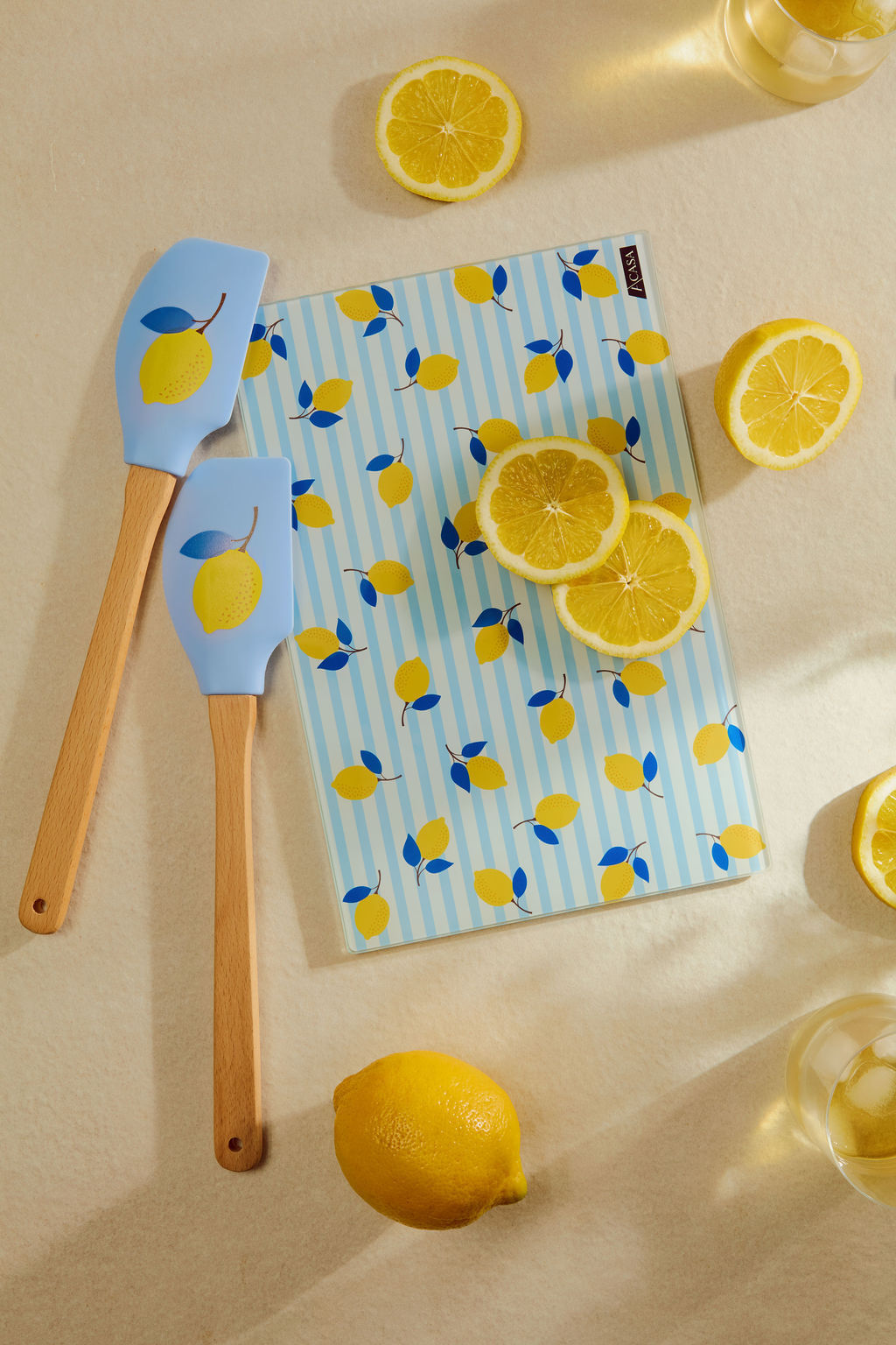 Espátula Lemon Silicone Azul - A\CASA