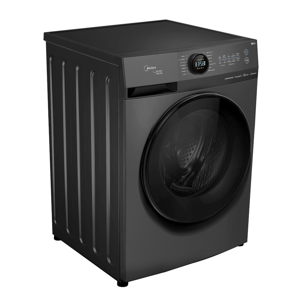 Lava e Seca Midea Smart 11kg HealthGuard Titanium MF200 - Angeloni Eletro