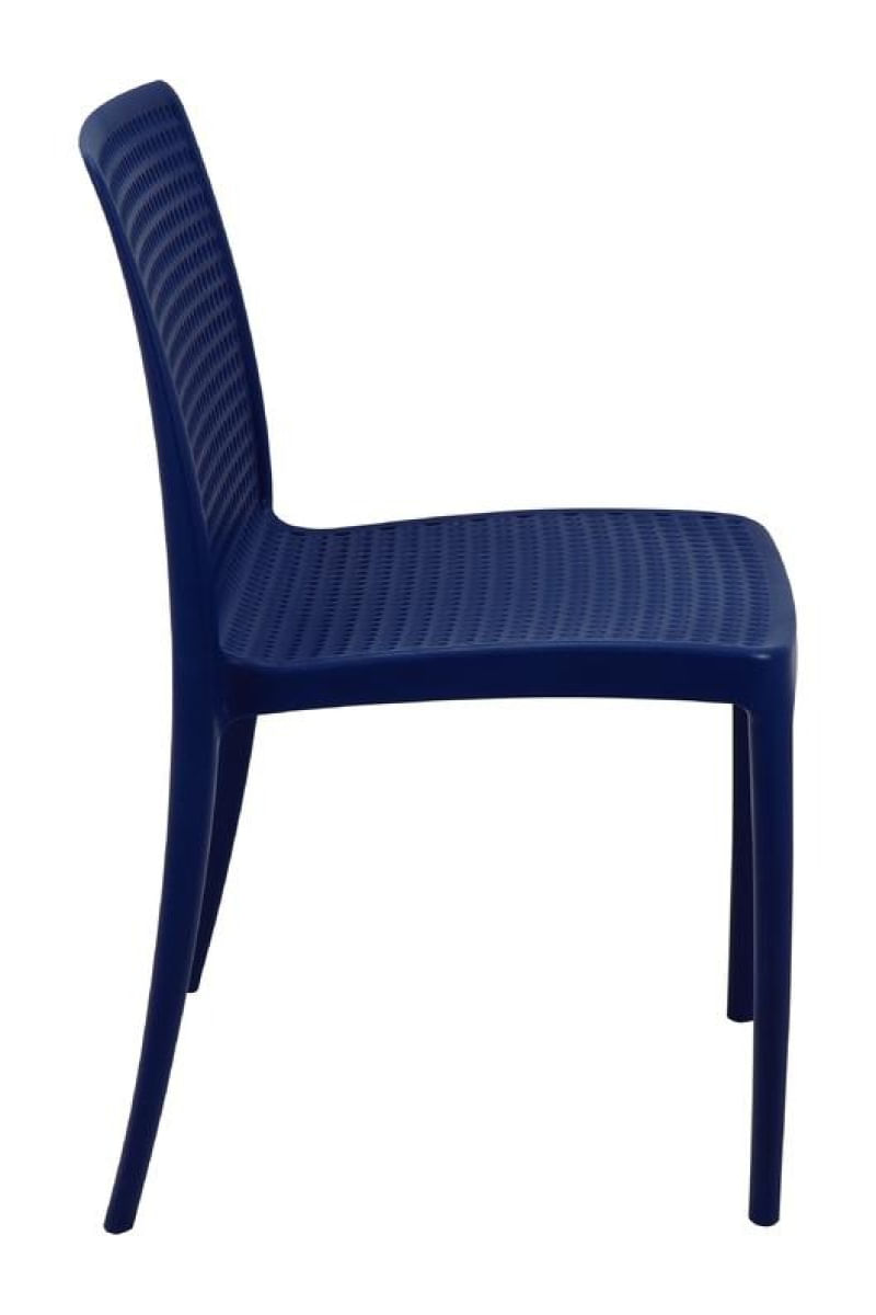 Cadeira Tramontina Azul Navy em Polipropileno Oceano +Clean Isabelle Eco