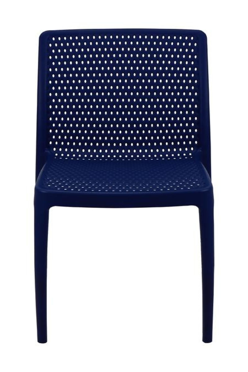 Cadeira Tramontina Azul Navy em Polipropileno Oceano +Clean Isabelle Eco