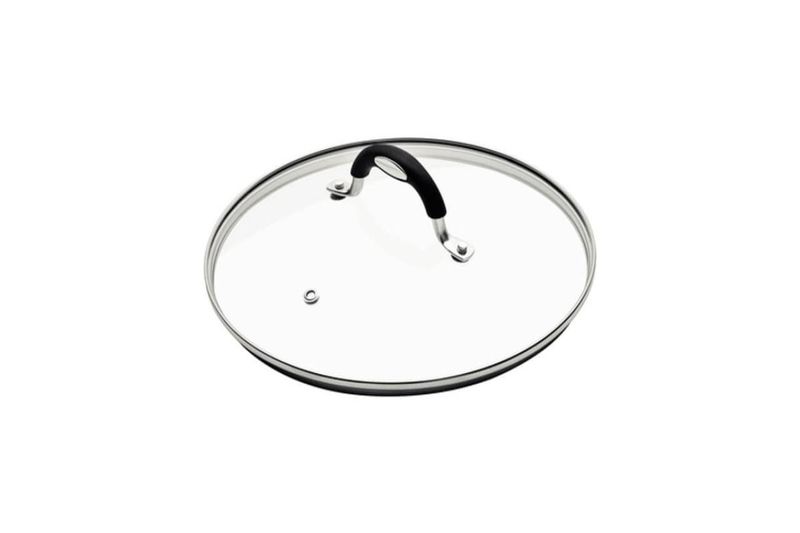 Tampa Tramontina Mônaco em Vidro Alça Aço Inox 20cm