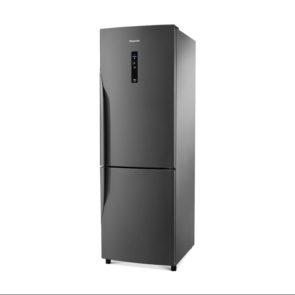Geladeira Panasonic A+++ Inverse Frost Free 397L Titânio NR-BB41PV1T