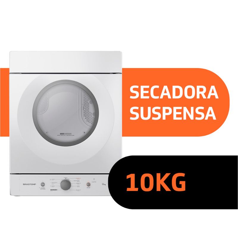 Secadora de Roupas Brastemp Suspensa 10Kg Branca BSI10BB - Angeloni Eletro