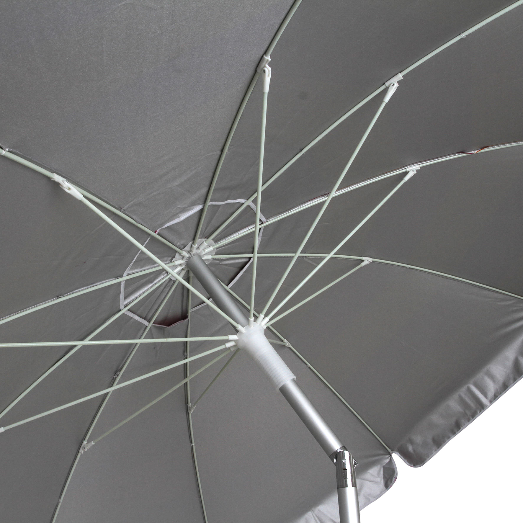 Guarda-sol Articulável Listrado Verde com Proteção UV 2,4m - A\CASA