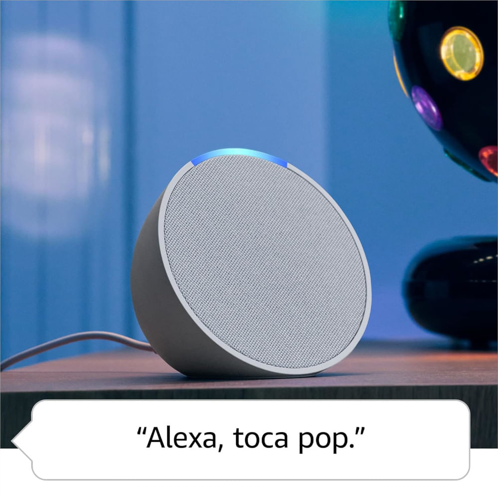 Alexa Echo Pop Smart Speaker Branca