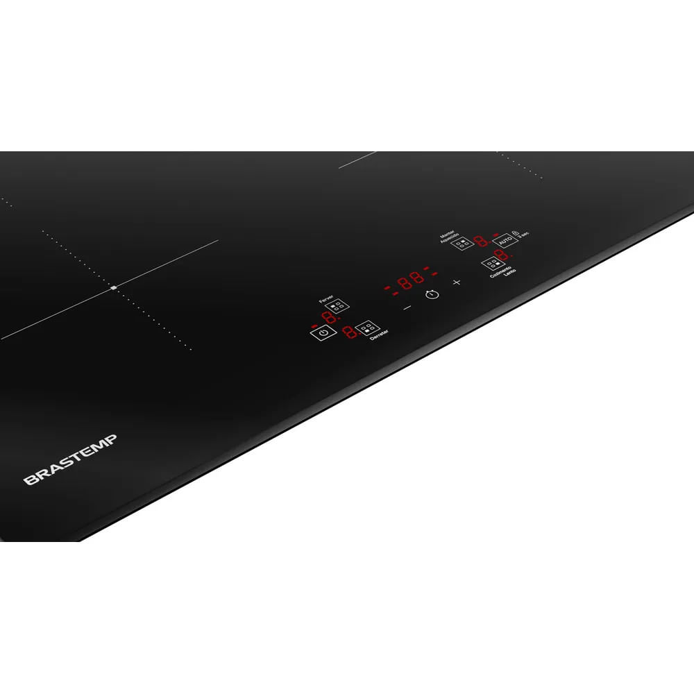 Cooktop de Indução Brastemp 4 Bocas Funções Especiais BDJ60BE